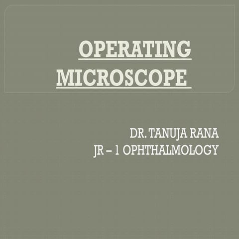dental operating microscope.ppt