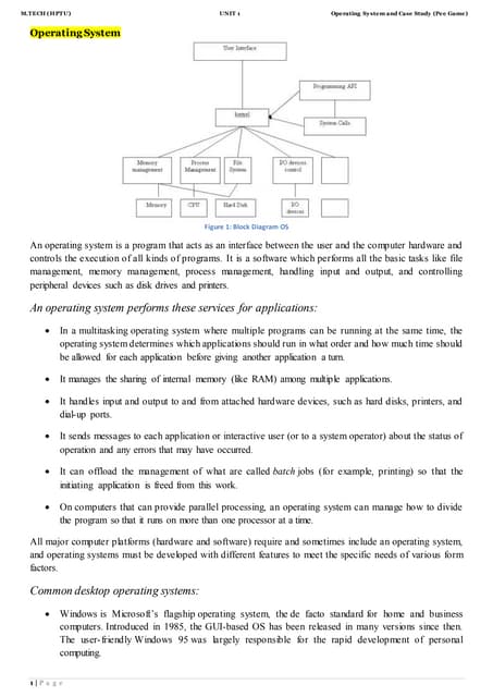 Presentation slide Types of Operating System.ppt