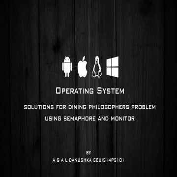 Dining Philosopher Problem And Solution Pptx Programming Languages
