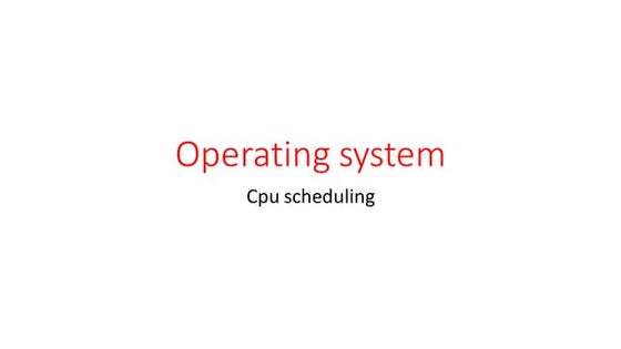chapter 5 CPU scheduling.ppt