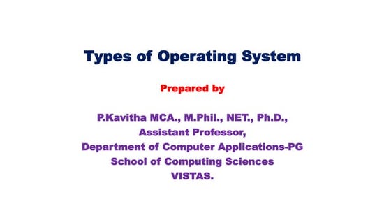 Operating system 08 time sharing and multitasking operating system | PPTX | Operating Systems ...