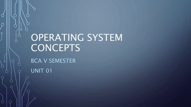 Operating system 08 time sharing and multitasking operating system | PPTX