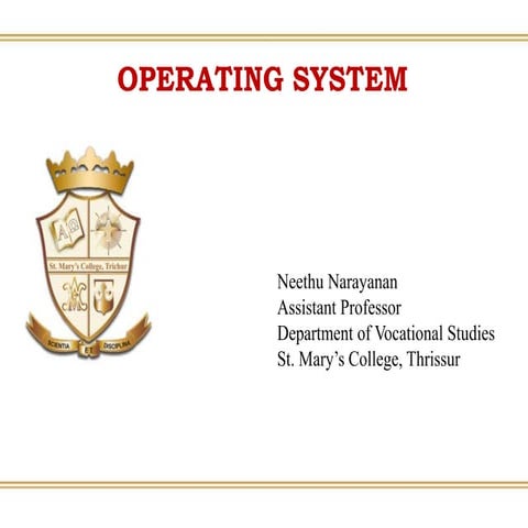 Computer Scienceoperating System Pptx Programming Languages Computing