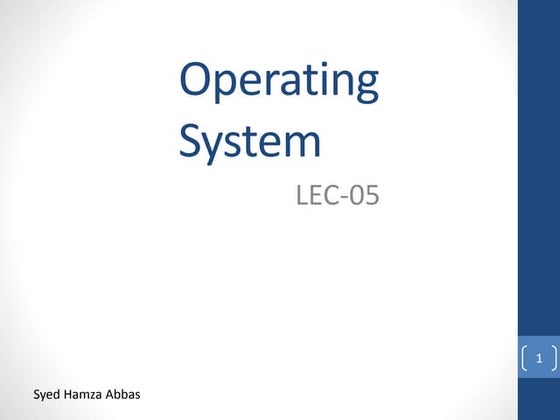 Computer Operating System Ppt