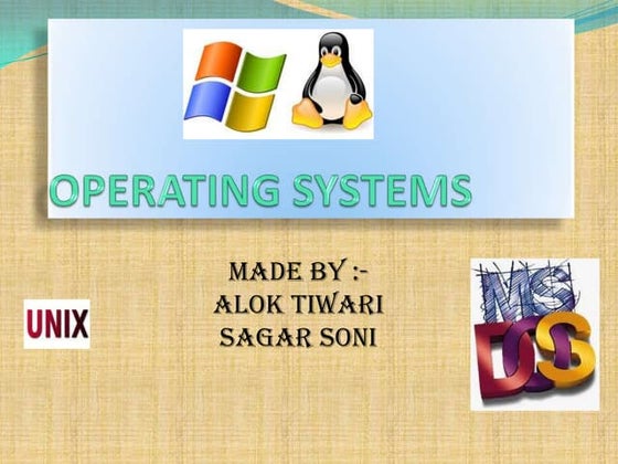 operating system - OS | PPT