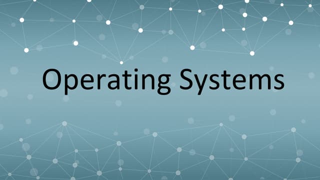 Operating-Systems-A-Journey ( by information | PPTX