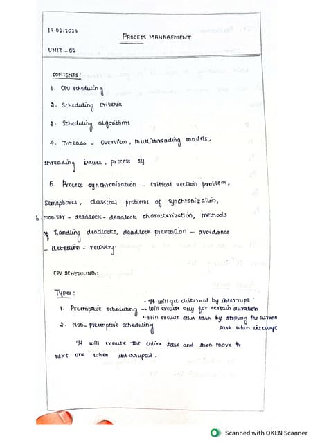 Operating Systems Cpu Scheduling Problems Pdf