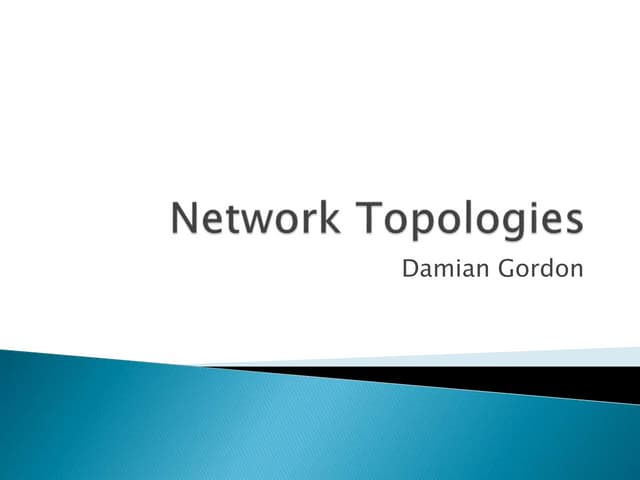 Computer Network Topologies With Animations Pptx Computer Networking Computing