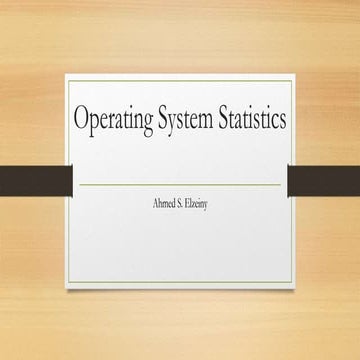Operating system statistics | PPTX | Operating Systems | Computer ...
