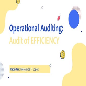 OPERATIONAL-AUDITING-AUDIT-OF-EFFICIENCY-PPT..docx.pptx | Business | Business and Finance