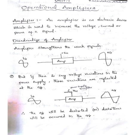Operational amplifiers | PDF