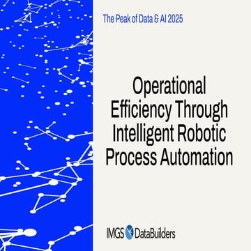 Operational Efficiency Through Intelligent Robotic Process Automation | PDF
