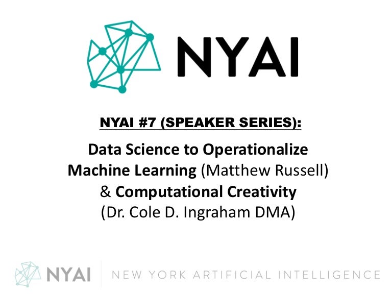 Nyai 7 Using Data Science To Operationalize Machine Learning By Ma