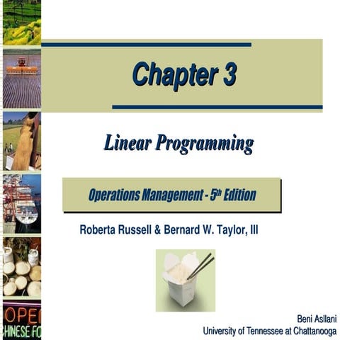 operationa research chapter 3 PowerPoint | PPT