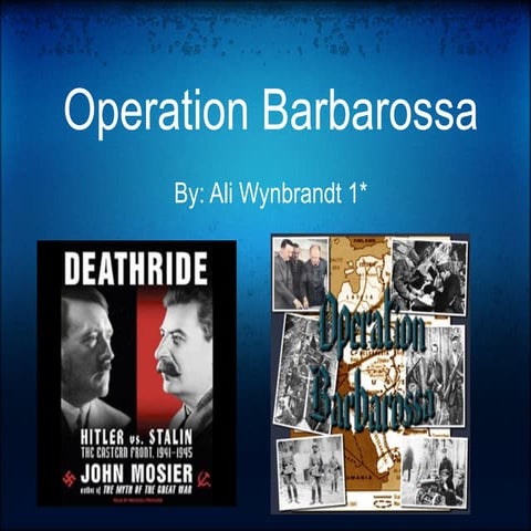 Operation Barbarossa | KEY