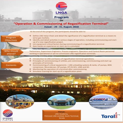 Operation & Commissioning of Regasification Terminal | PDF