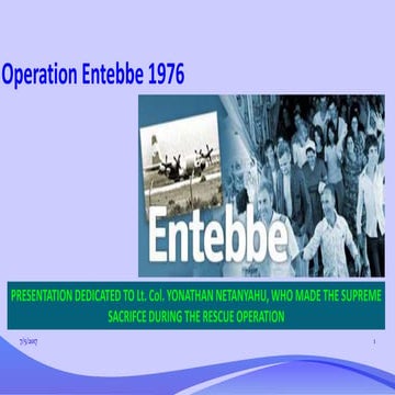 Operation entebbe 2017 version | PPTX