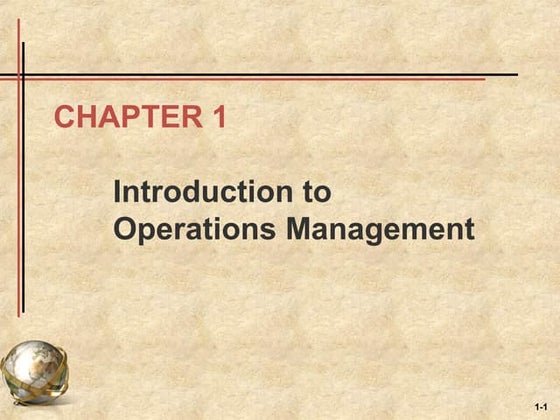 Unit-1 Operations management notes - MBA | PDF | Business Operations ...