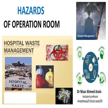 Operation room hazards] | PPTX
