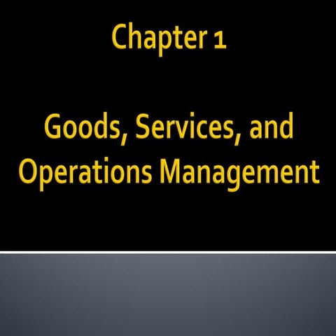 Operations Notes | PPT