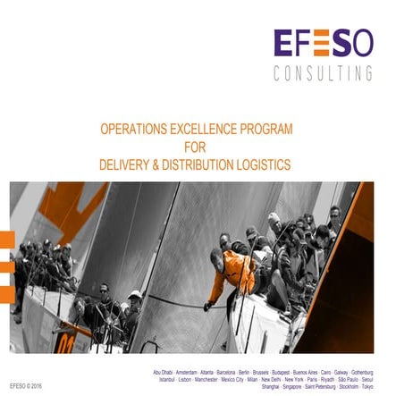 Operations excellence in logistics | PPT