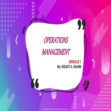 Operations intro (1) | PPT | Free Download