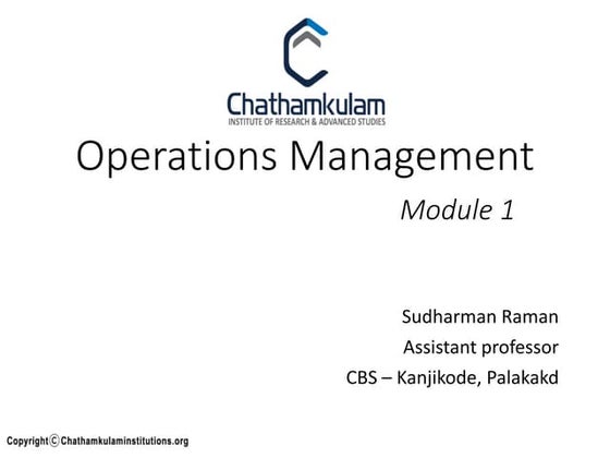 Operations strategy | PPT