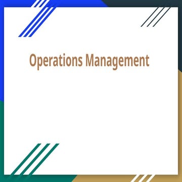 Functions of Operations Management Presentation.pptx