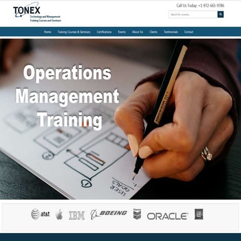 Operations management training | PPTX