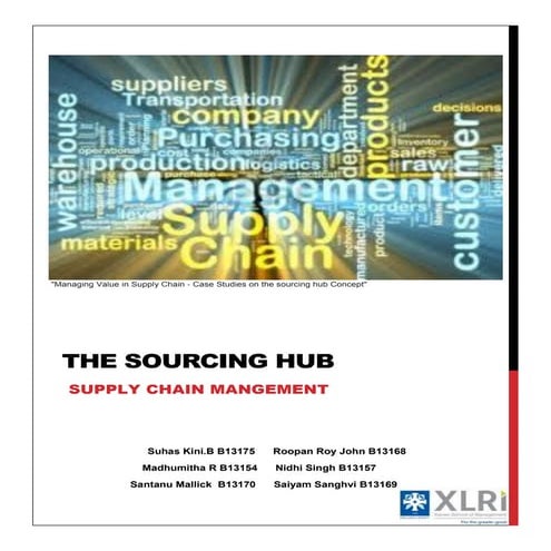 The Sourcing Hub in SCM | PDF