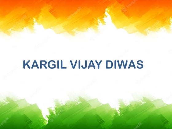 Kargil Vijay Diwas | PPTX
