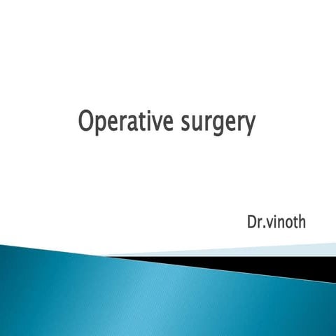 Operative surgery appendix | PPT