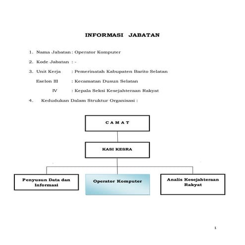 Operator komputer | PDF