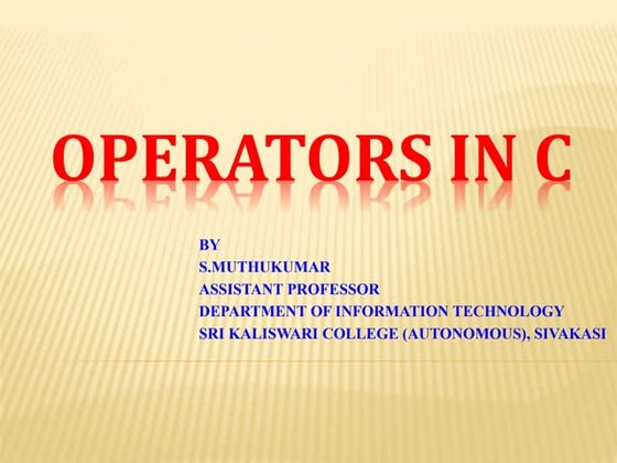 Computer programming basics Operators (1).pptx