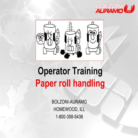 Operator Training Paper Roll Handling General | PPT