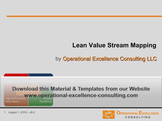 Value Stream Mapping -The Concept | PPT