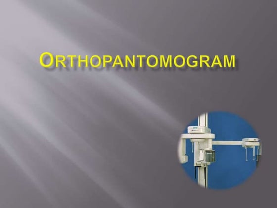 Intra oral radiograph techniques | PPT