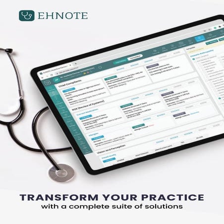 ophthalmology EMR and EHR Software Ehnote | PDF