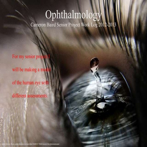 Ophthalmology project power point | PPT