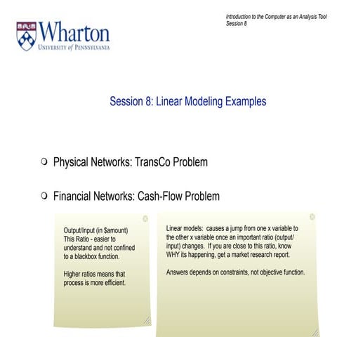 Opim 101 Lecture 8 | PPT