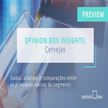 Opinion Box Insights - Cervejas | PDF