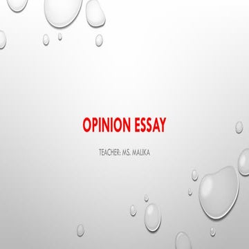 Opinion essay for IELTS task 2 writing.pptx
