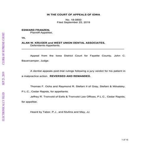 Opinion reversed and remanded | PDF