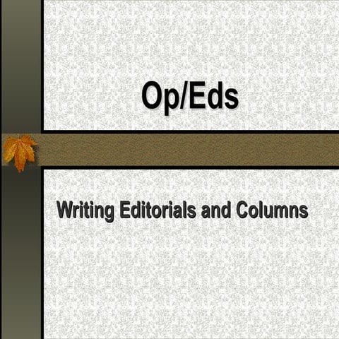 Opinion writing | PPT