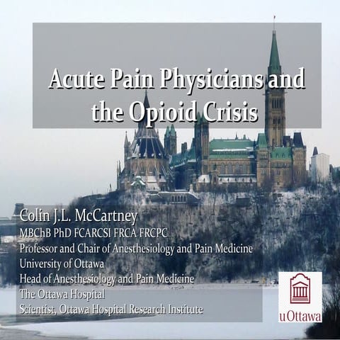 Opioid crisis and acute pain | PPT