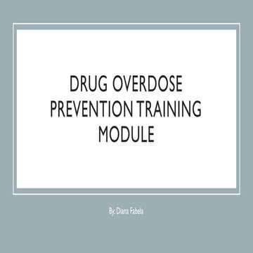 Opioid Prevention Presentation. Training | PPTX