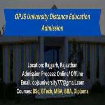 Bed opjs university 2022 2023 | PPTX