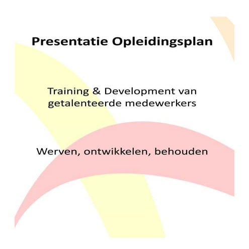 Opleidingsplan Presentatie Peter Hendriksen Tel. 06 18257006 | PDF