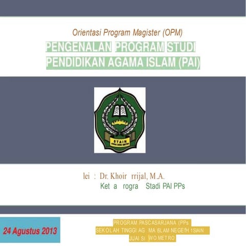 OPM Pengenalan Pendidikan Agama Islam.ppt