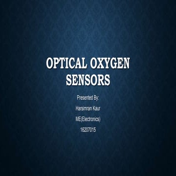 Op oxygen sensors | PPTX